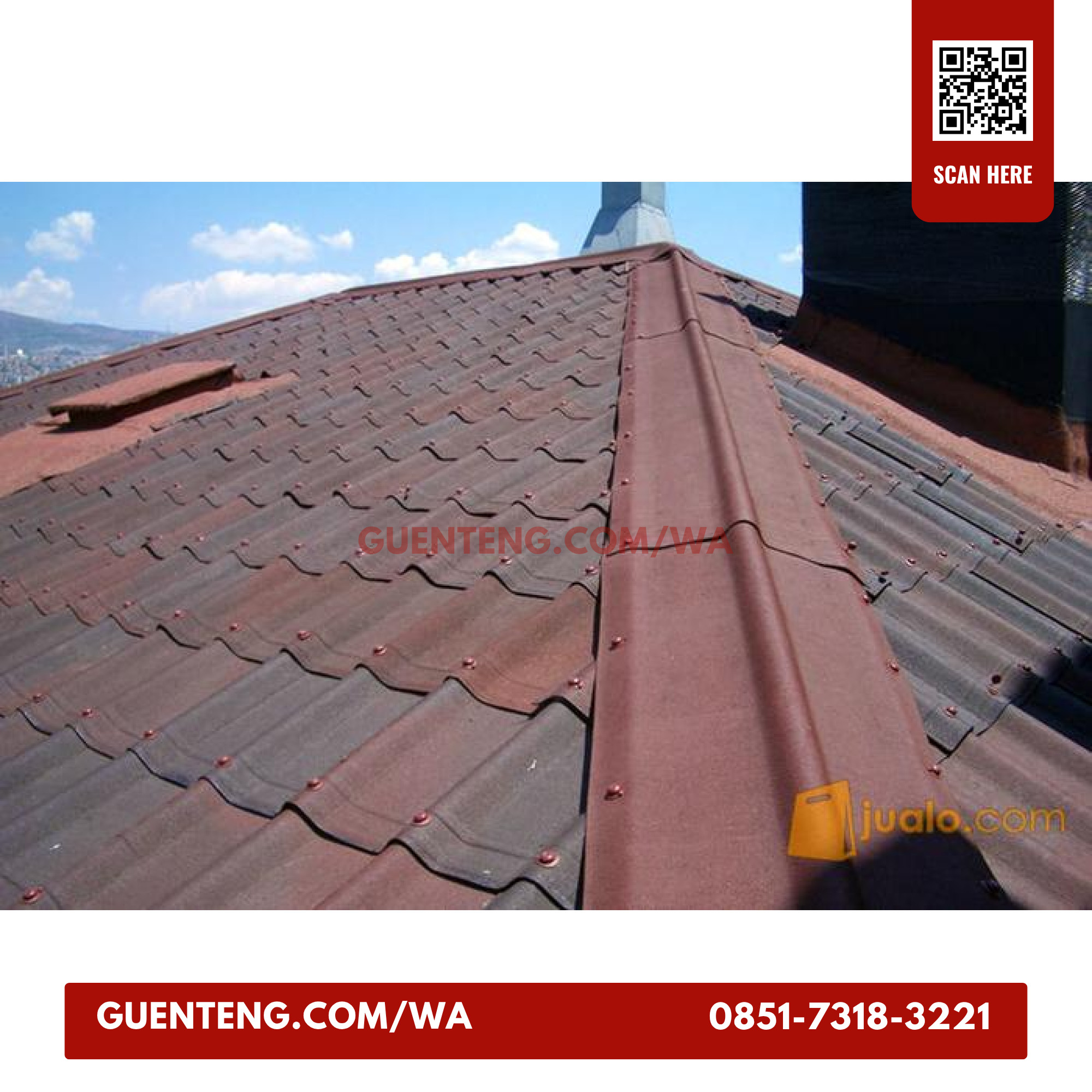 Aksesoris NOK STANDAR / RIDGE STANDARD ONDULINE Green - Guenteng - Toko ...