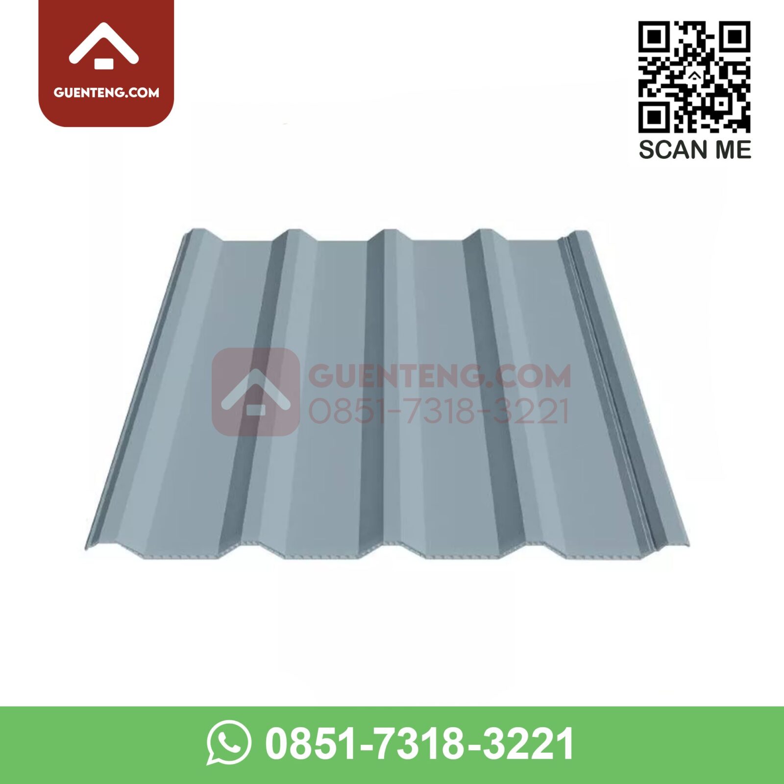 Atap Upvc Onduplast Classic Type 870 10Mm Transculent / Semi Transparan ...