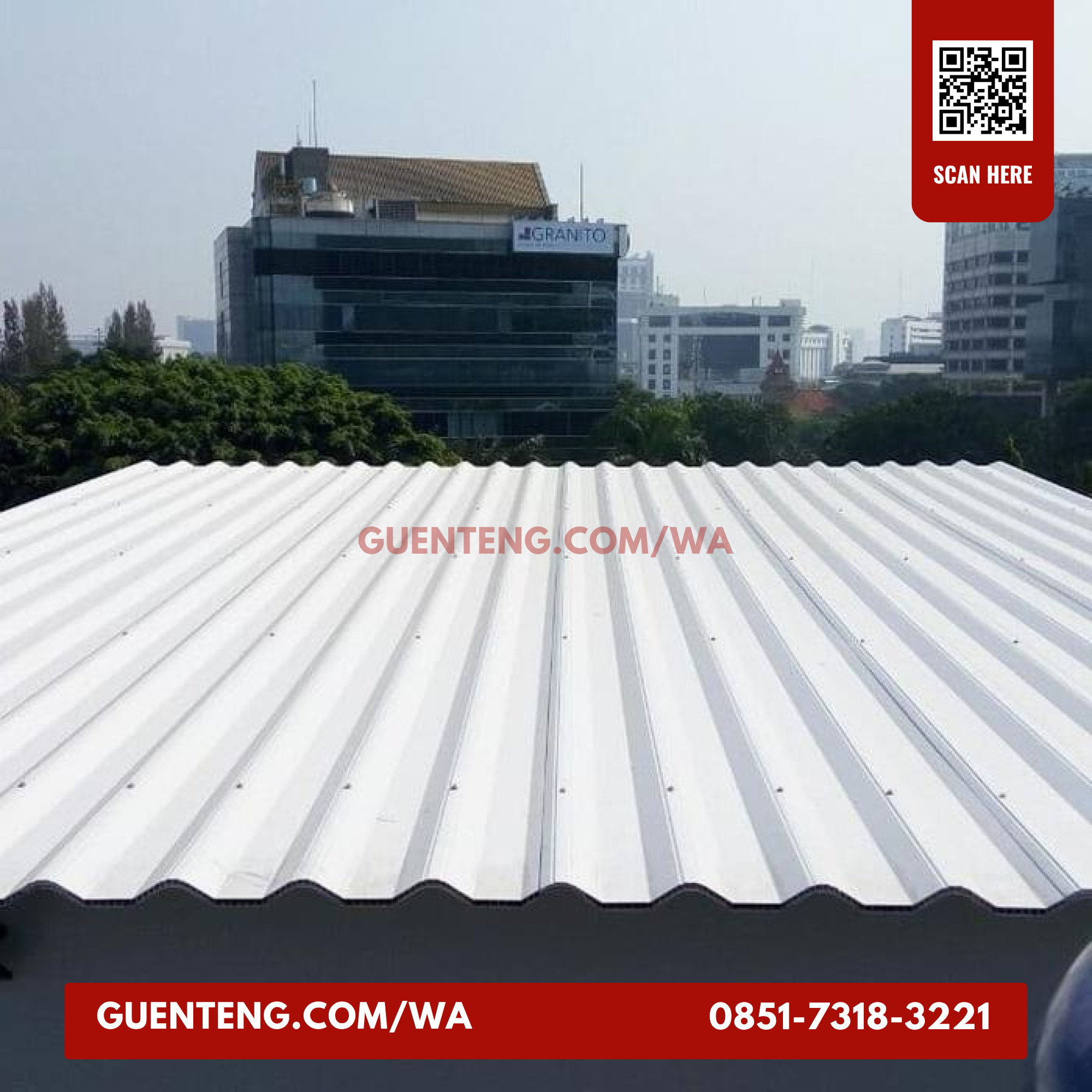 Atap uPVC SUN PANEL 770 Biru Muda - Guenteng - Toko Genteng Terdekat ...
