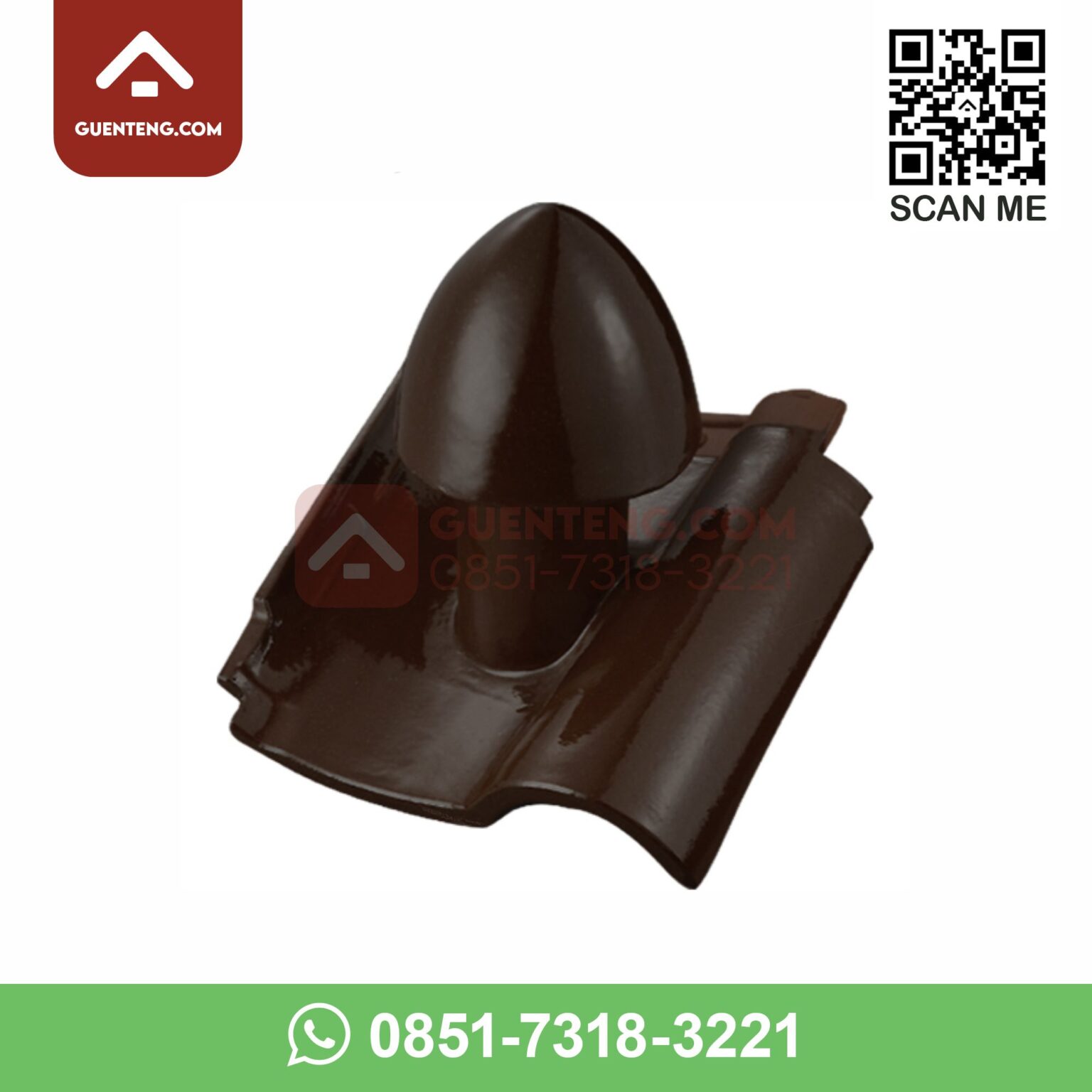 Genteng Dobel-Double Tile KE 13 Kanmuri Espanica Warna Brown - Guenteng ...