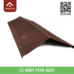 Genteng Aspal Atap Bitumen Onduline Ridge Classic Green / Nok Standard ...