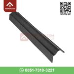 Genteng Aspal Atap Bitumen Onduvilla Verge Piece Anthracite Black / Nok ...
