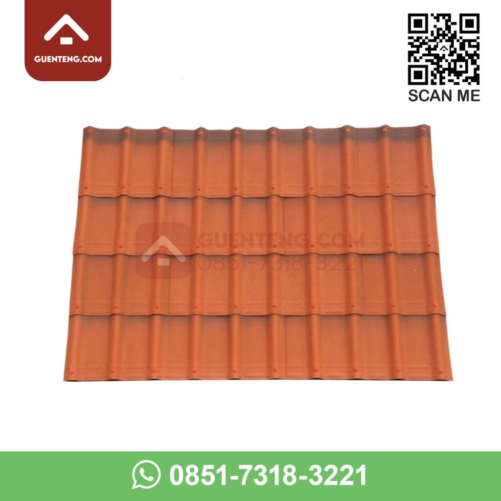 Genteng Aspal Atap Bitumen Onduvilla Warna Classic Red / Merah ...