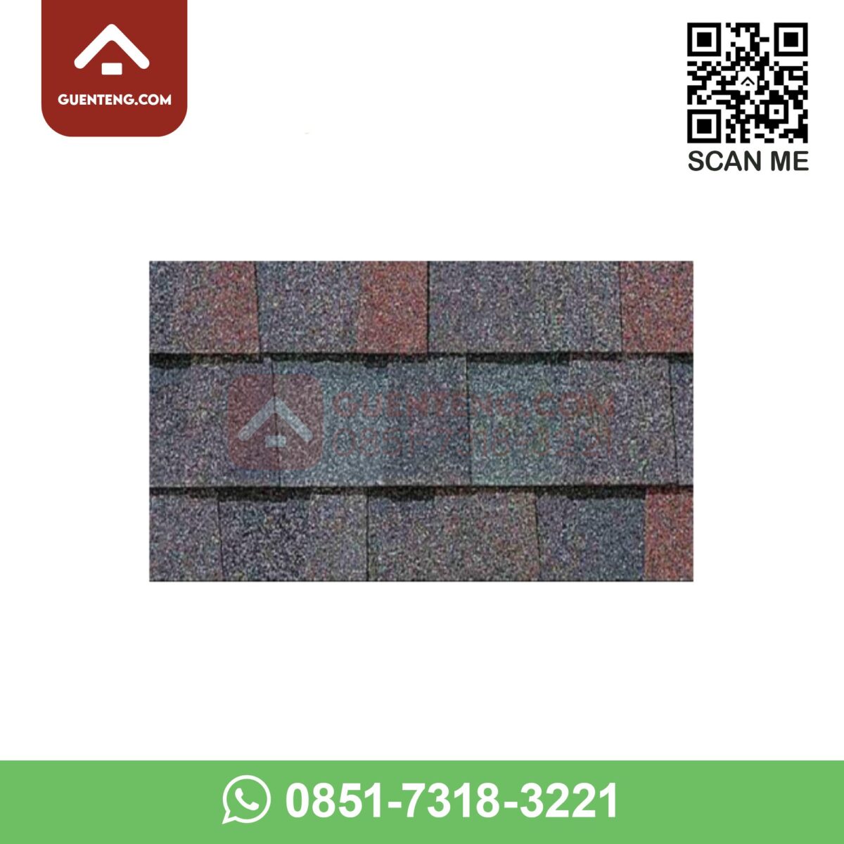 Genteng Aspal Atap Bitumen Tamko Heritage 30 Algae Relief Laminated ...