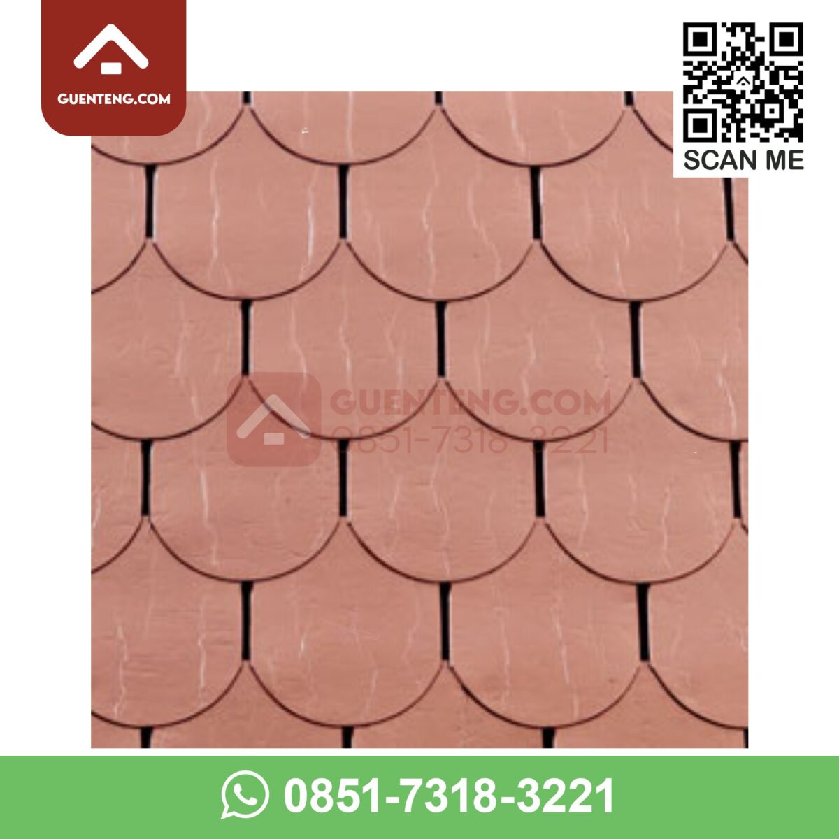 Genteng Aspal Bitumen Tegola Tembaga Tegola Prestige Copper Traditional ...