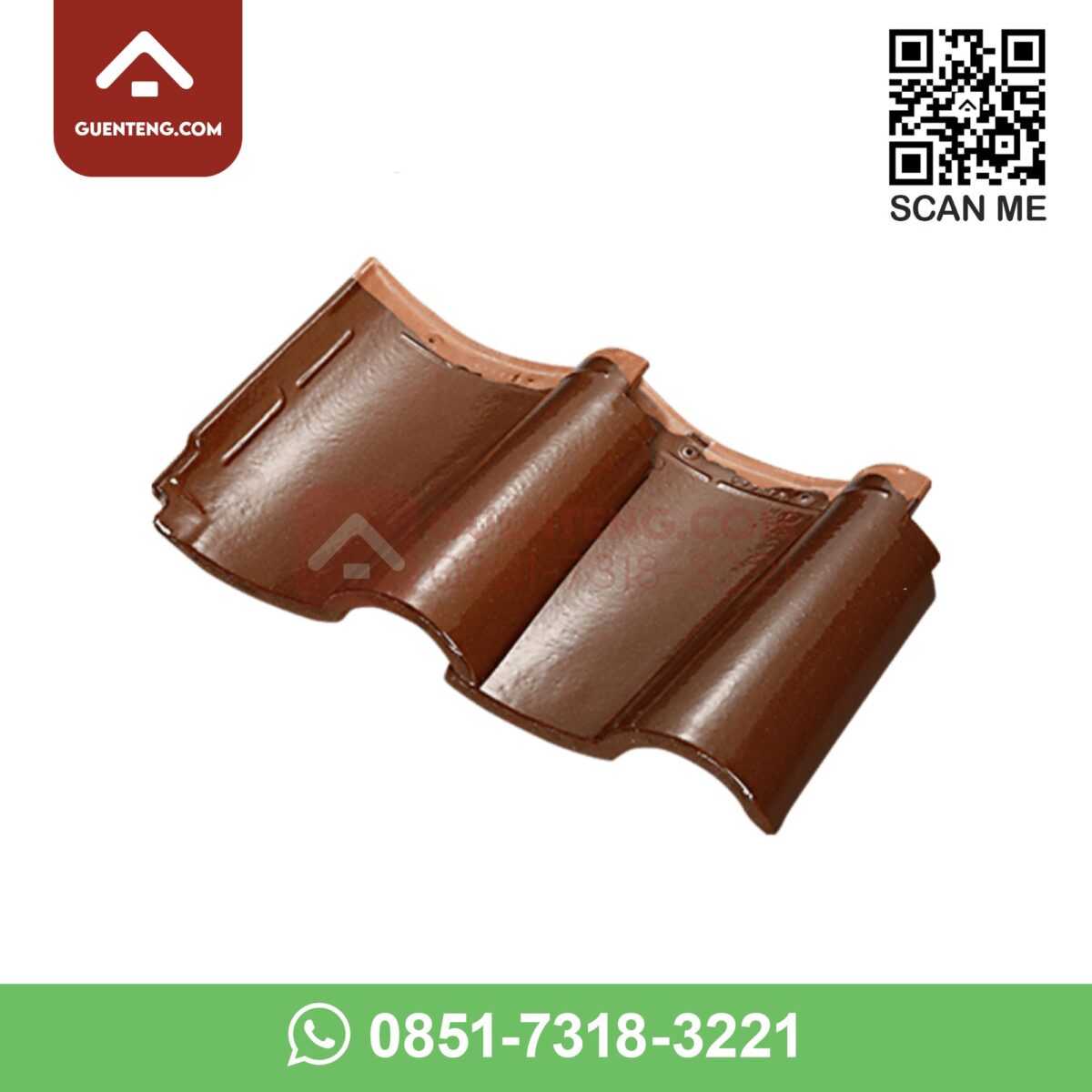 Genteng Dobel-Double Tile KE 13 Kanmuri Espanica Warna Natural ...