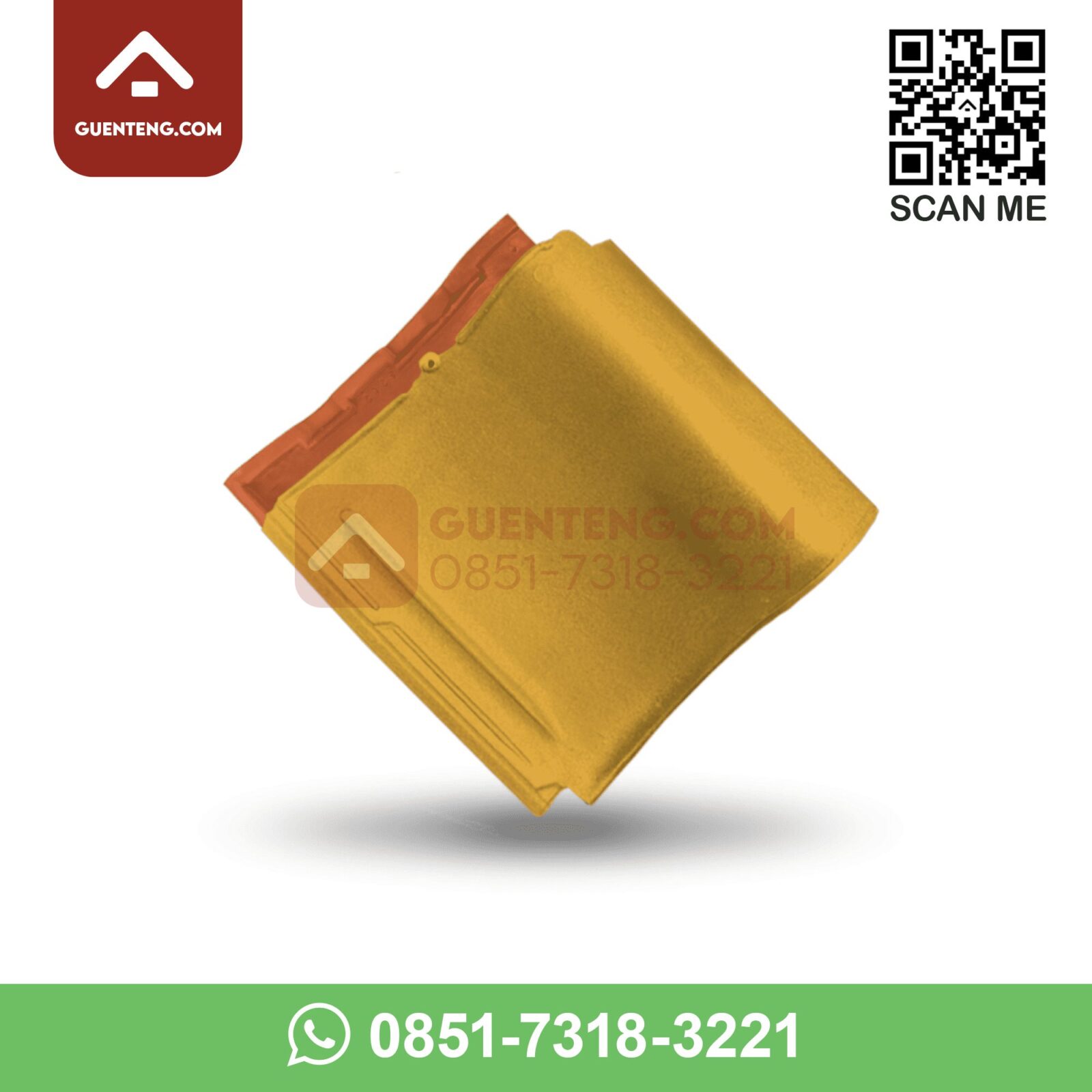 Genteng Keramik M Class Warna Matt Yellow - Kuning Terbaik - Guenteng ...